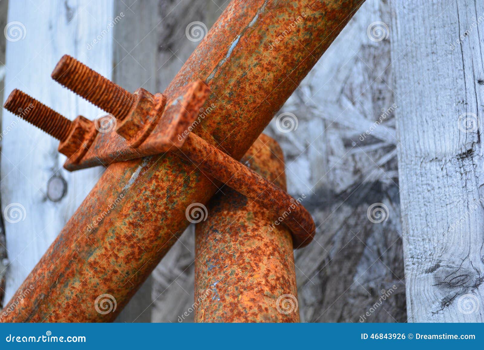 Rusty Pipe stock photo. Image of rusty, pipe, wood, life - 46843926