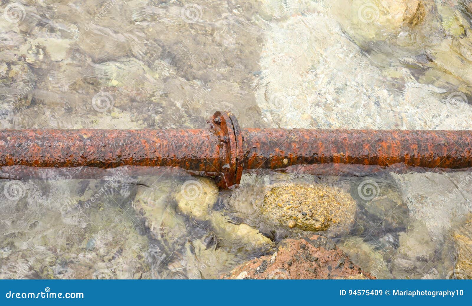 Rusty pipe stock image. Image of drainage, pumping, metal - 94575409