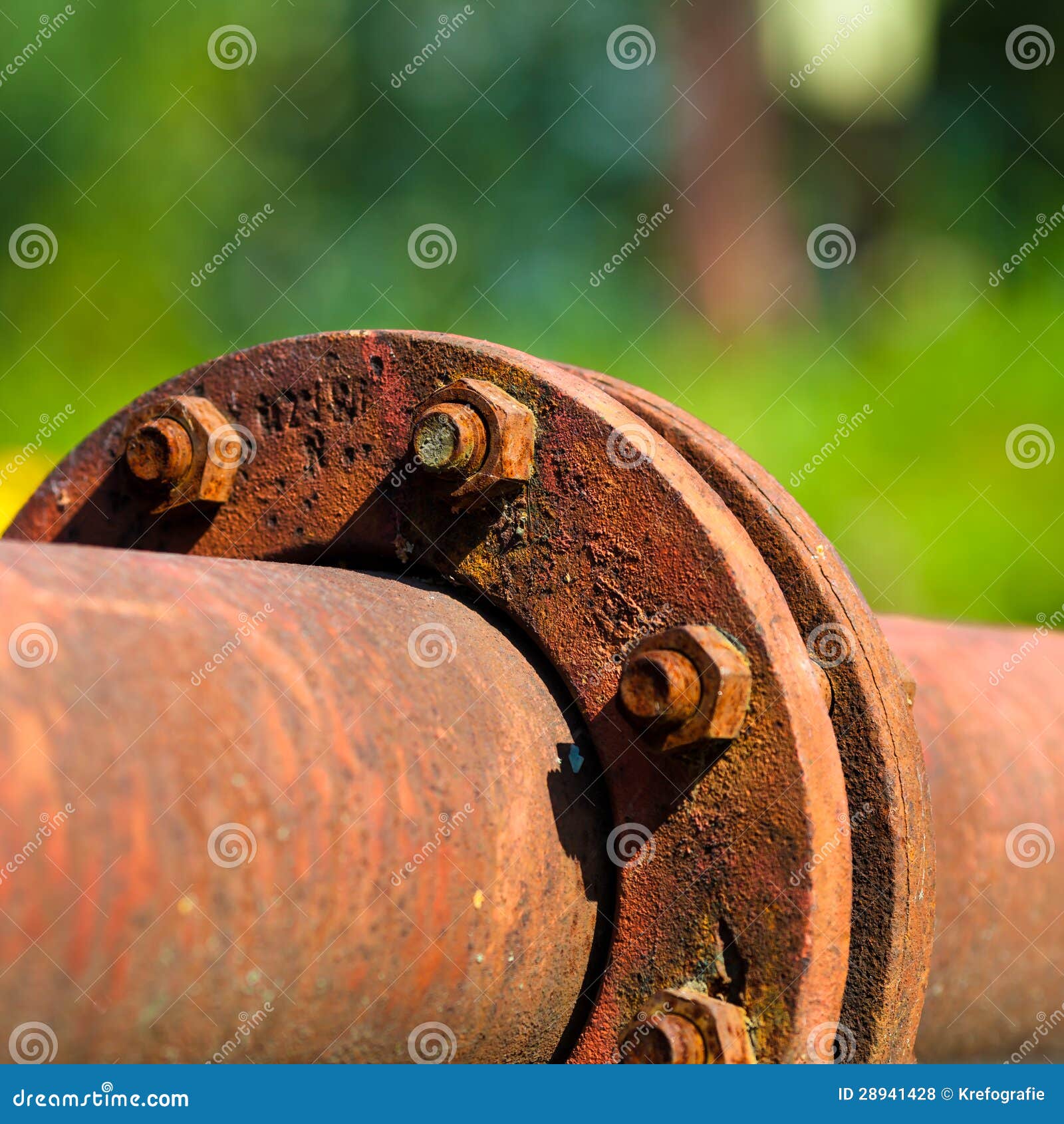 Rusty Pipeline Connection stock photo. Image of equipment - 28941428