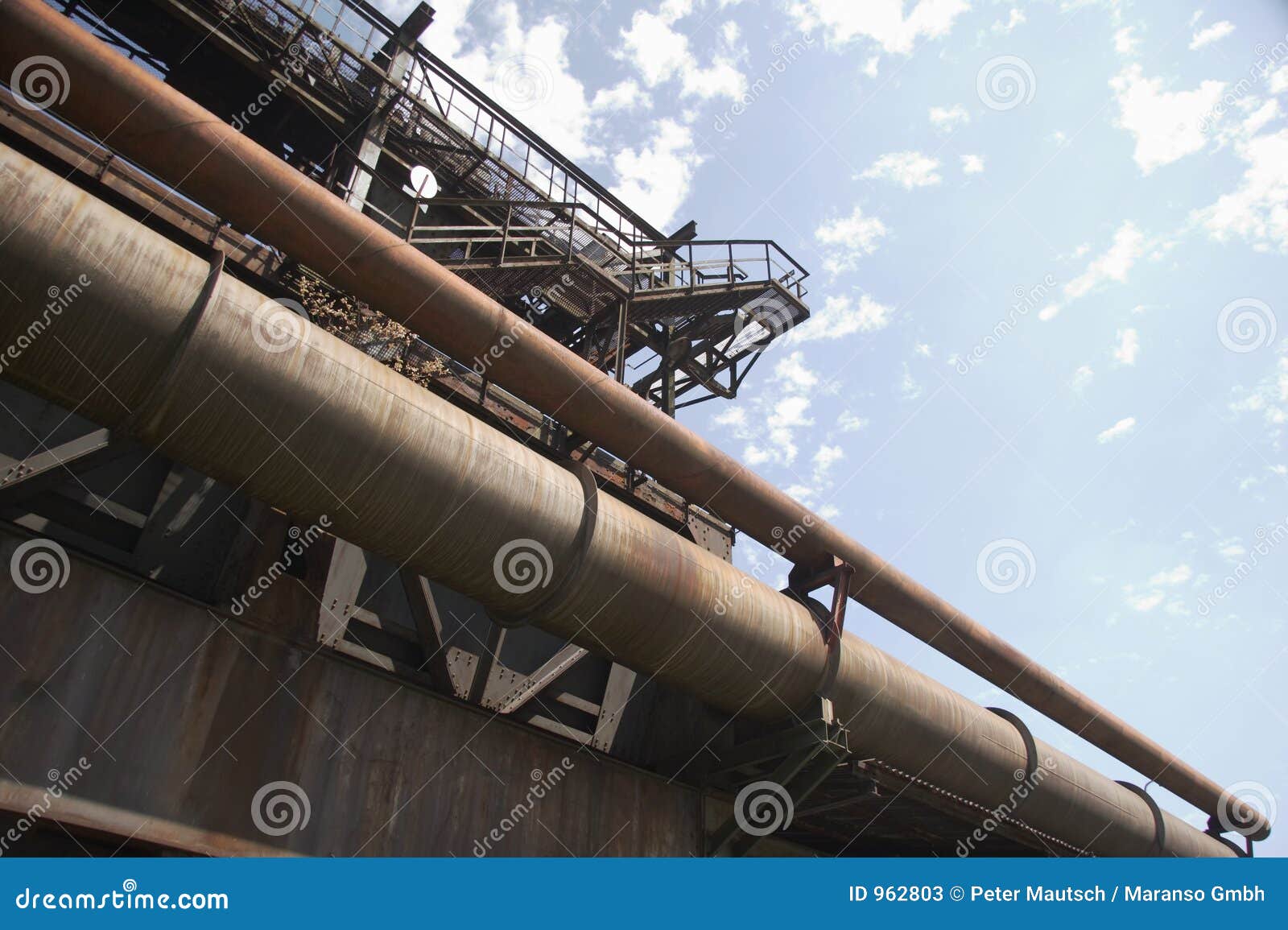 Rusty Pipes From Old Blast Furnace 07 Stock Image | CartoonDealer.com ...