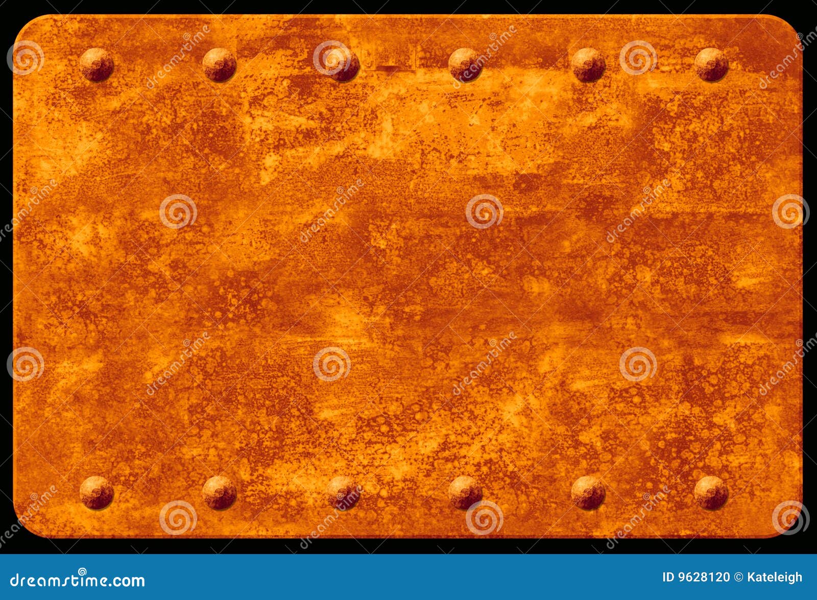 Rusty Plaque With Rivets Royalty-Free Stock Image | CartoonDealer.com ...