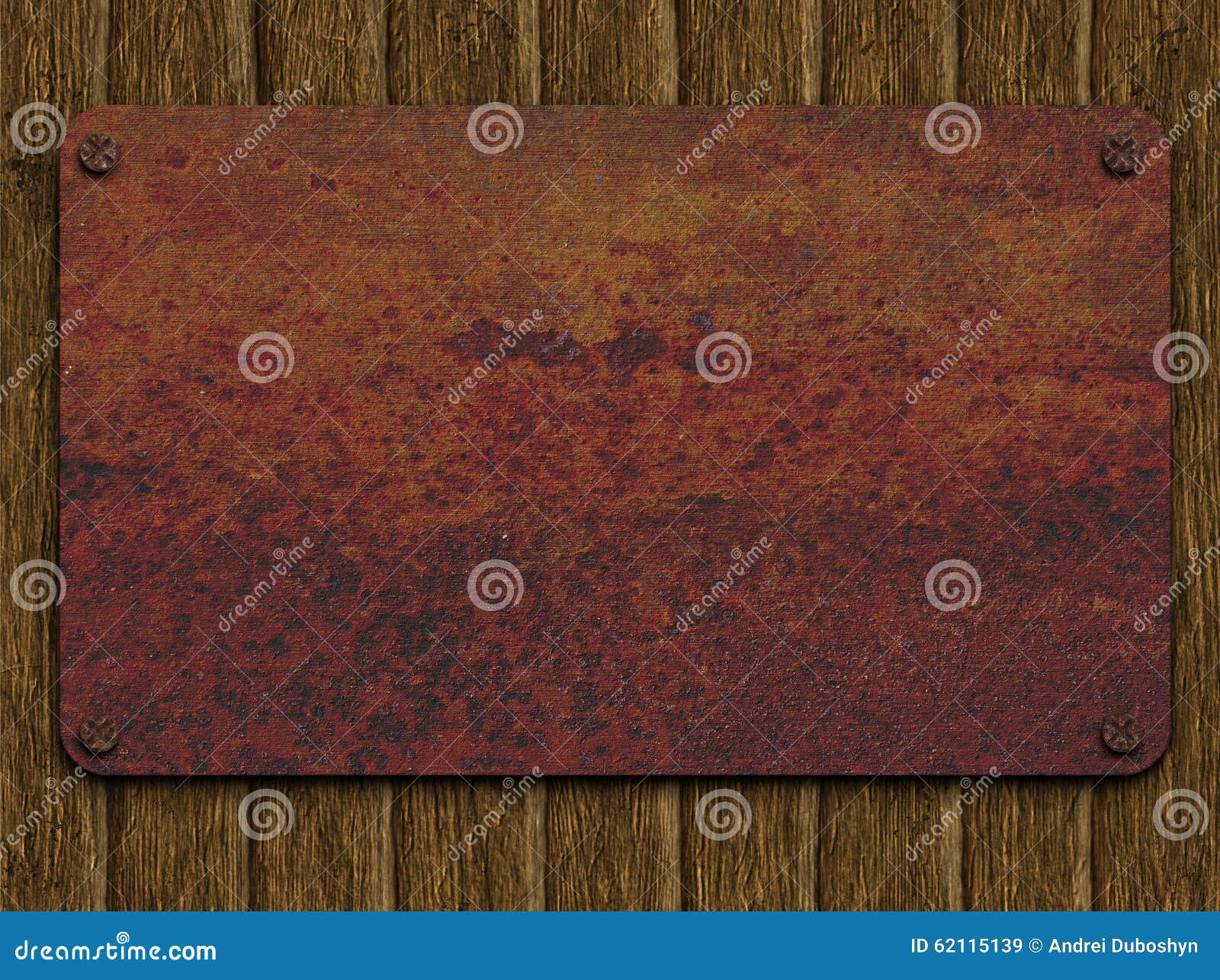 Rusty plate on boards stock image. Image of paneling - 62115139