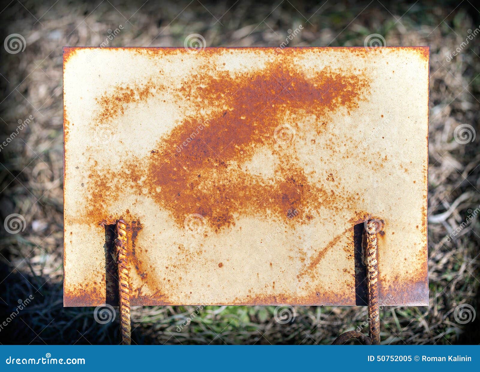 Rusty Plate of Metal, Grunge. Stock Image - Image of plate, head: 50752005