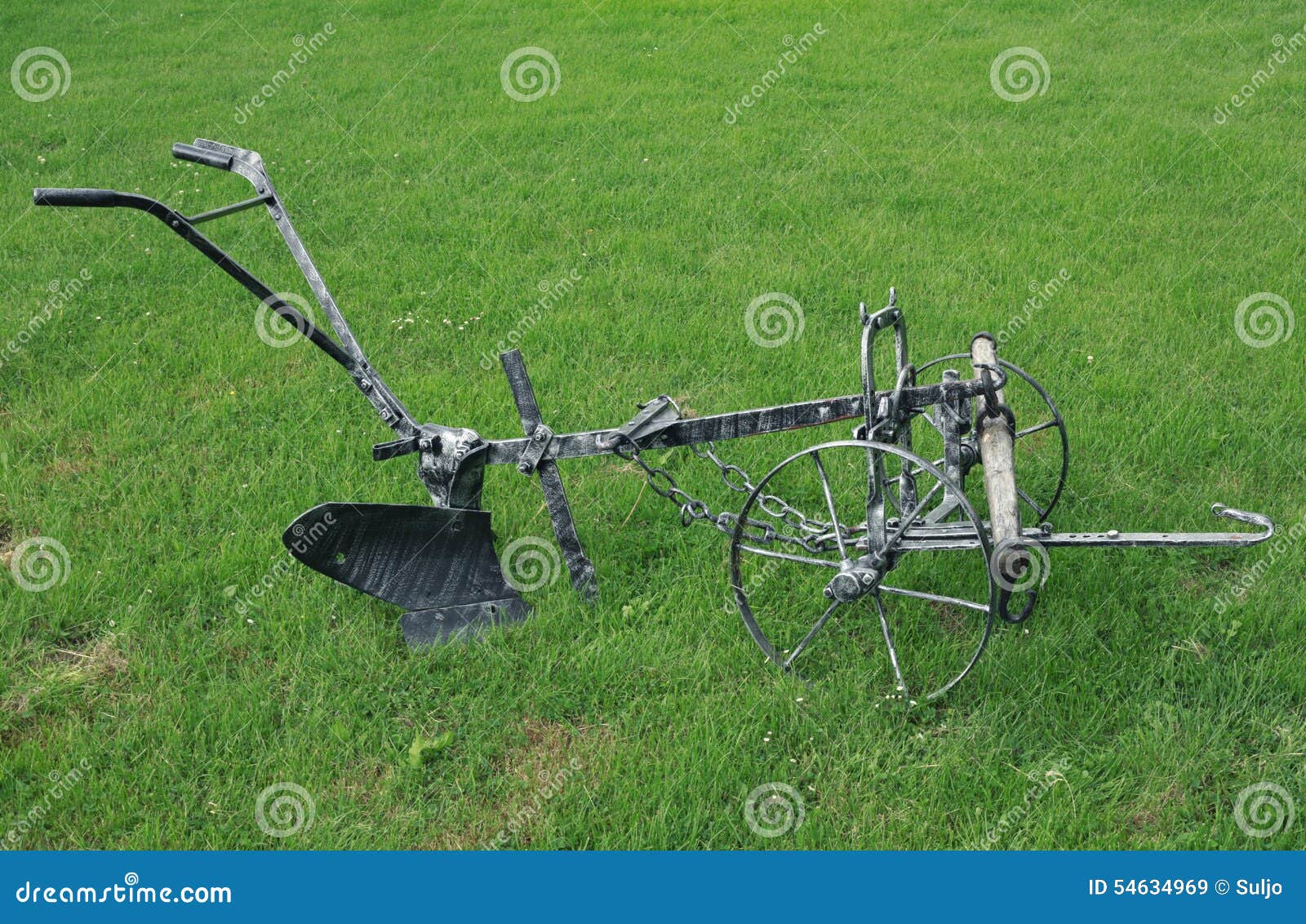Rusty Plough stock image. Image of agriculture, land - 54634969