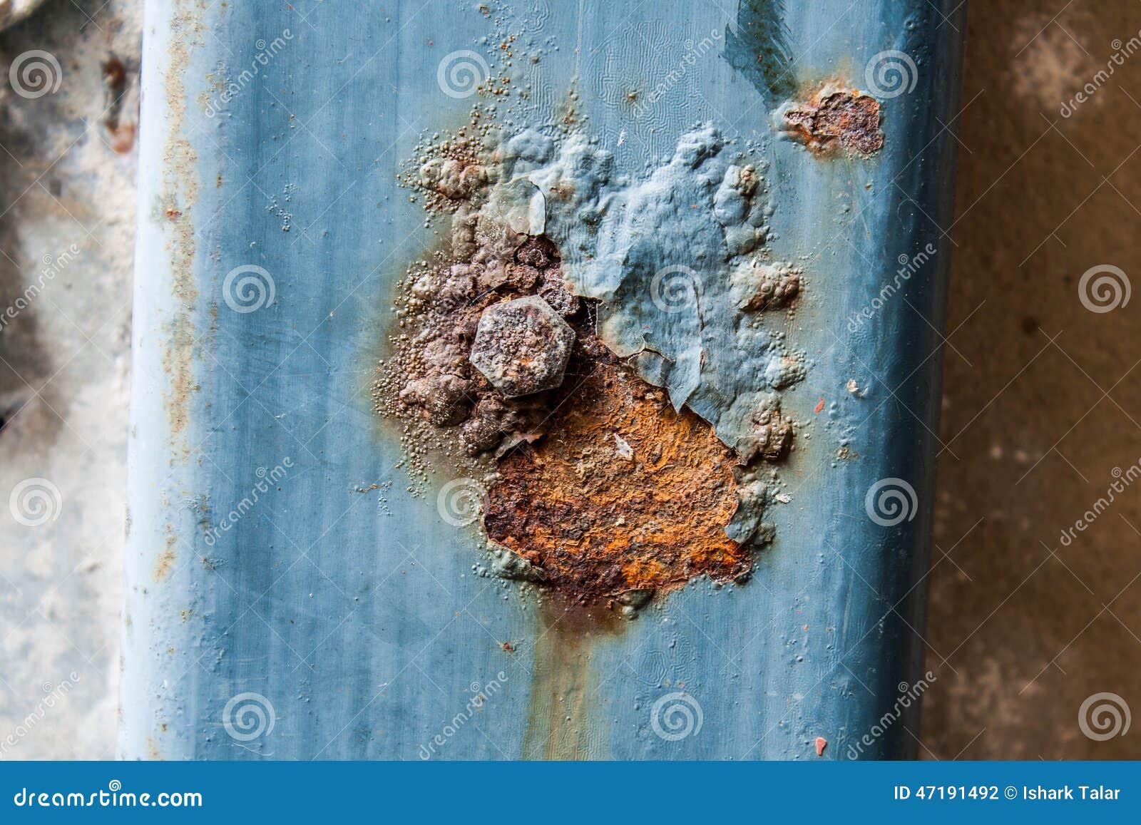 Rusty at the pole stock photo. Image of dirty, plate - 47191492