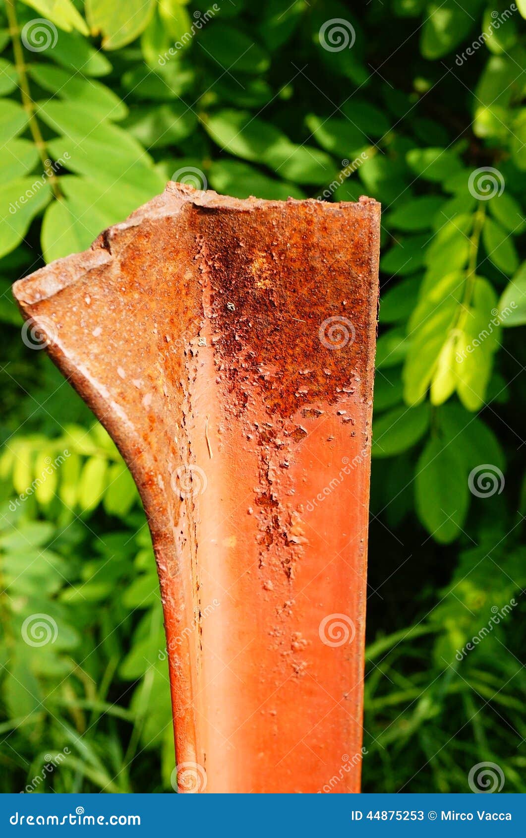 Rusty pole stock image. Image of metal, industrial, rusty - 44875253