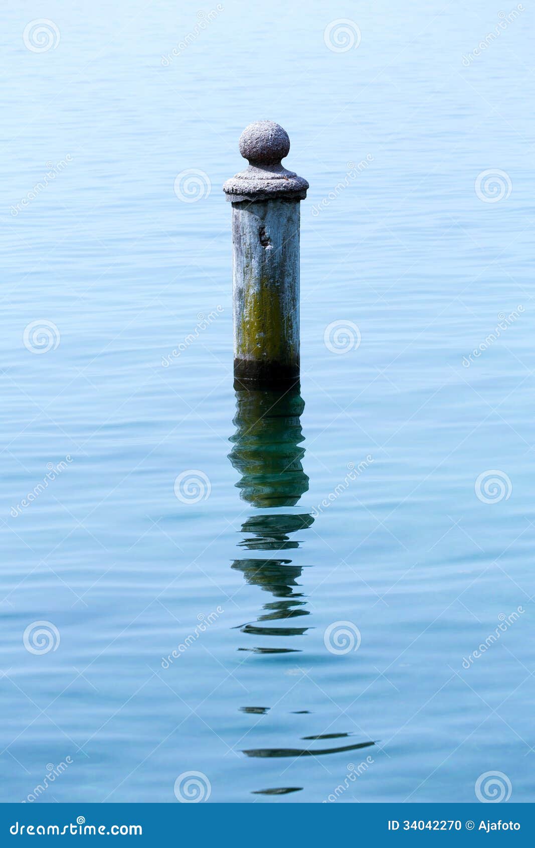 Rusty pole in water stock photo. Image of corroded, outdoors - 34042270