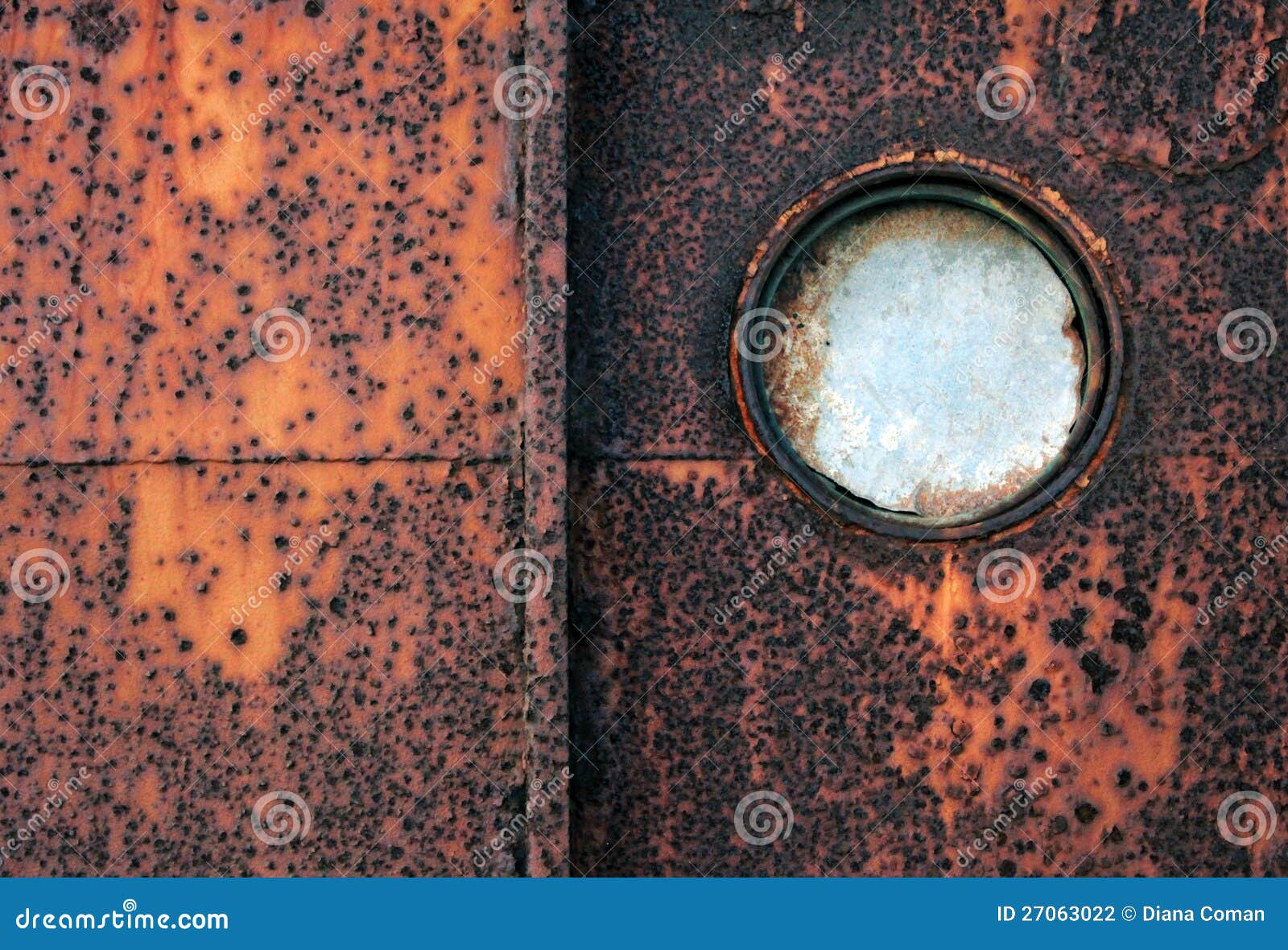Rusty porthole stock photo. Image of rusty, black, texture - 27063022