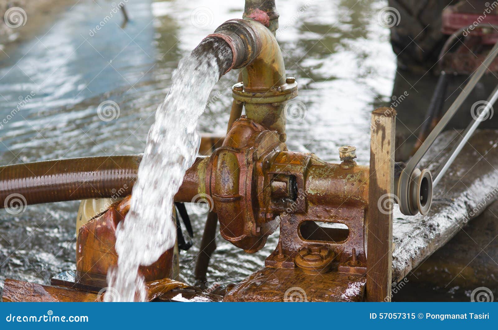 Rusty pump engine stock image. Image of crop, country - 57057315