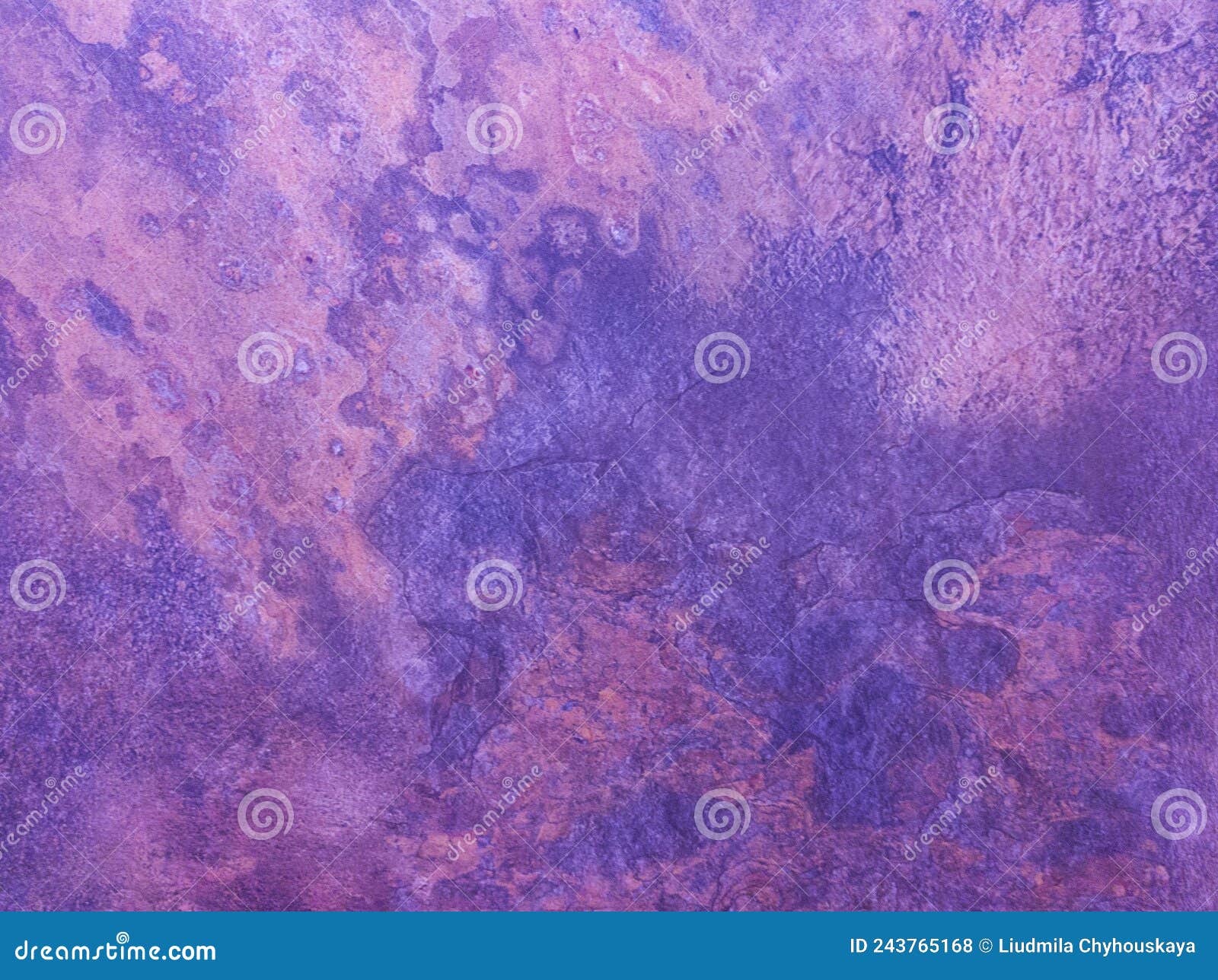 A Rusty Purple Metal Wall with Spots and Scuffs. Vintage Background ...
