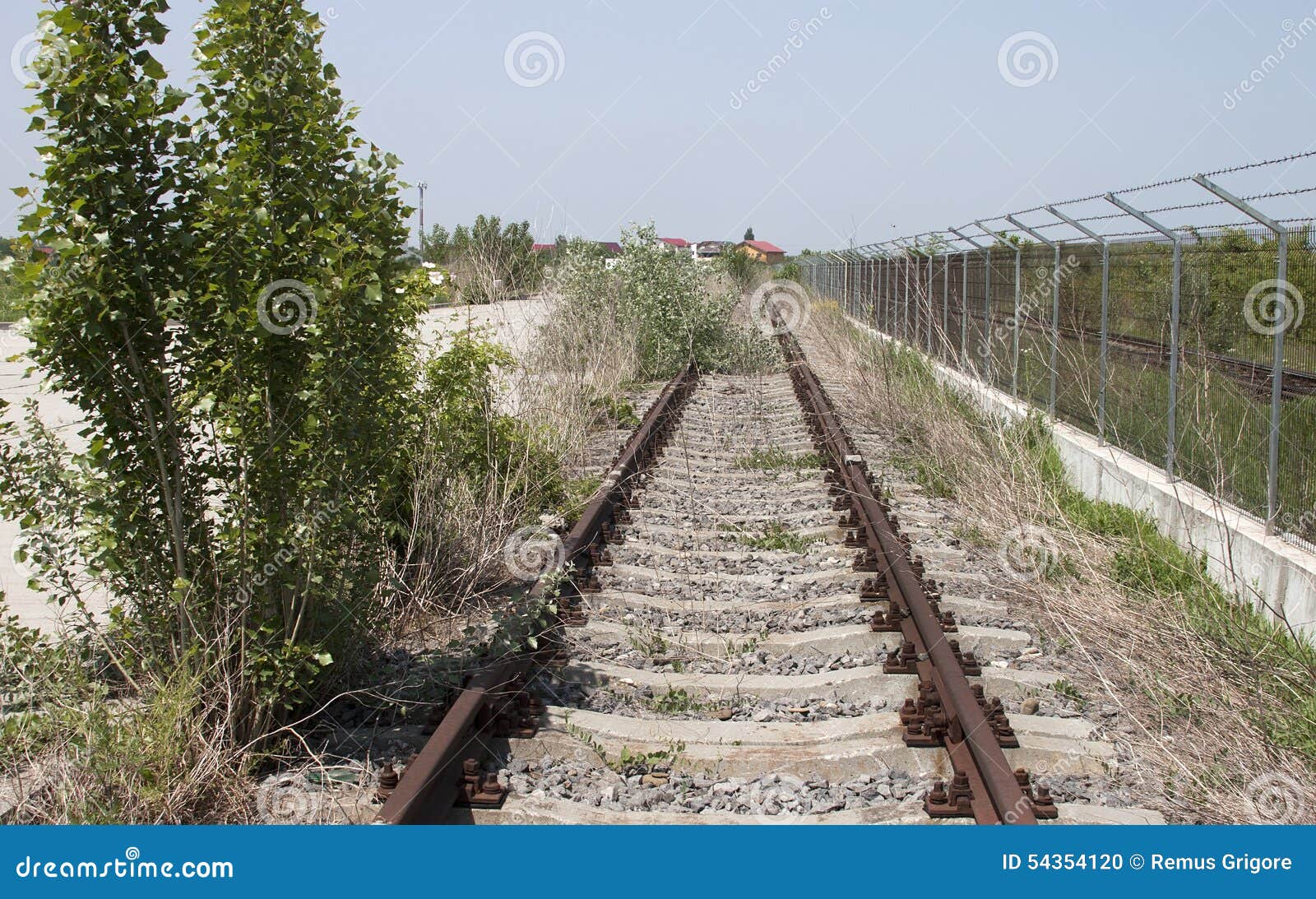 Rusty railway - RAW format stock photo. Image of nature - 54354120