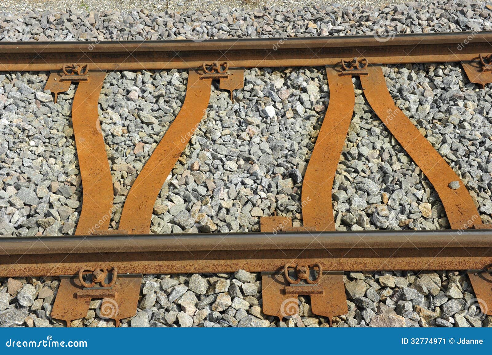Rusty Railway Track stock image. Image of railway, transport - 32774971
