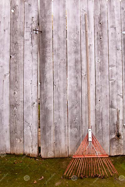 Rusty rake stock image. Image of chore, equipment, lawn - 12913003