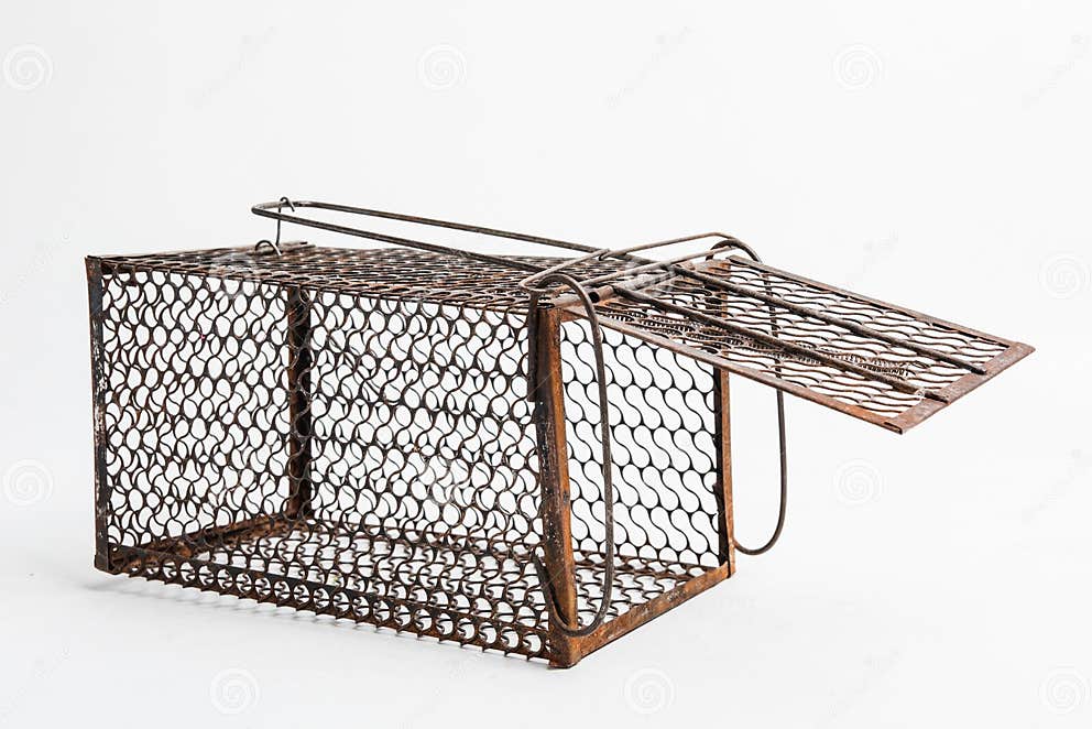 Rusty rat cage stock image. Image of iron, peanut, cage - 64057555