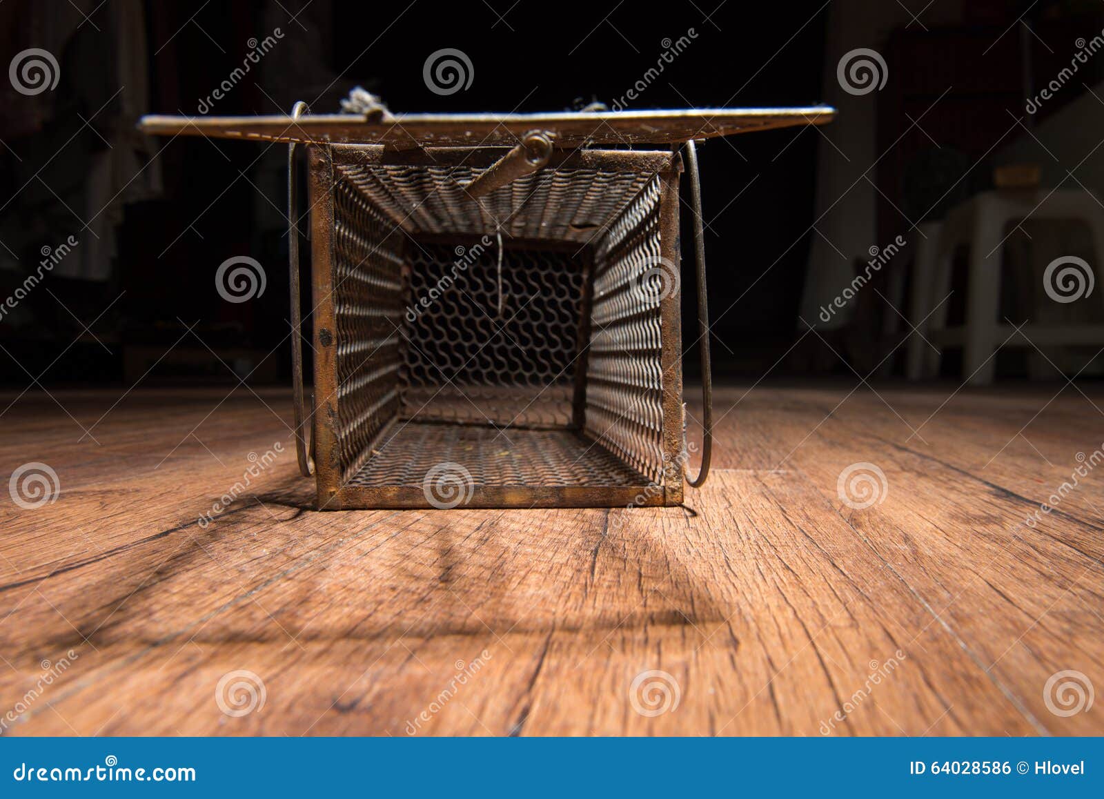 Rusty rat cage stock photo. Image of trap, mousetrap - 64028586