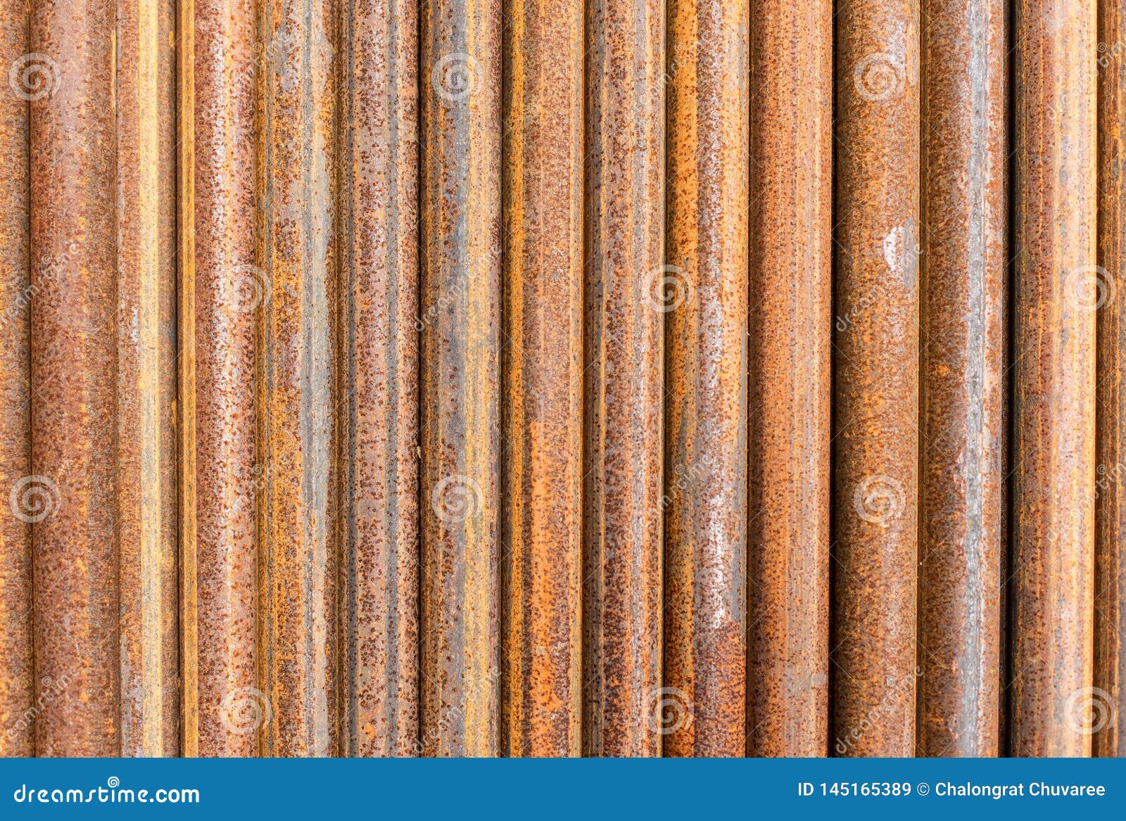 Rusty Rebar for Construction Stock Image - Image of iron, corrosion ...