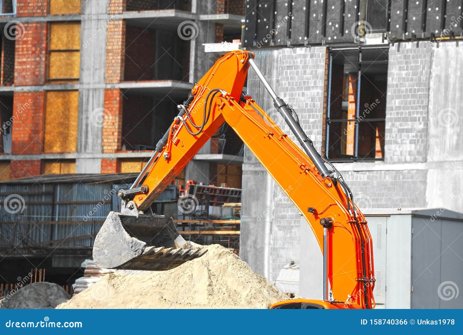 Bulldozer Or Scoop Machine Mechanism Diesel Engine Royalty-Free Stock ...