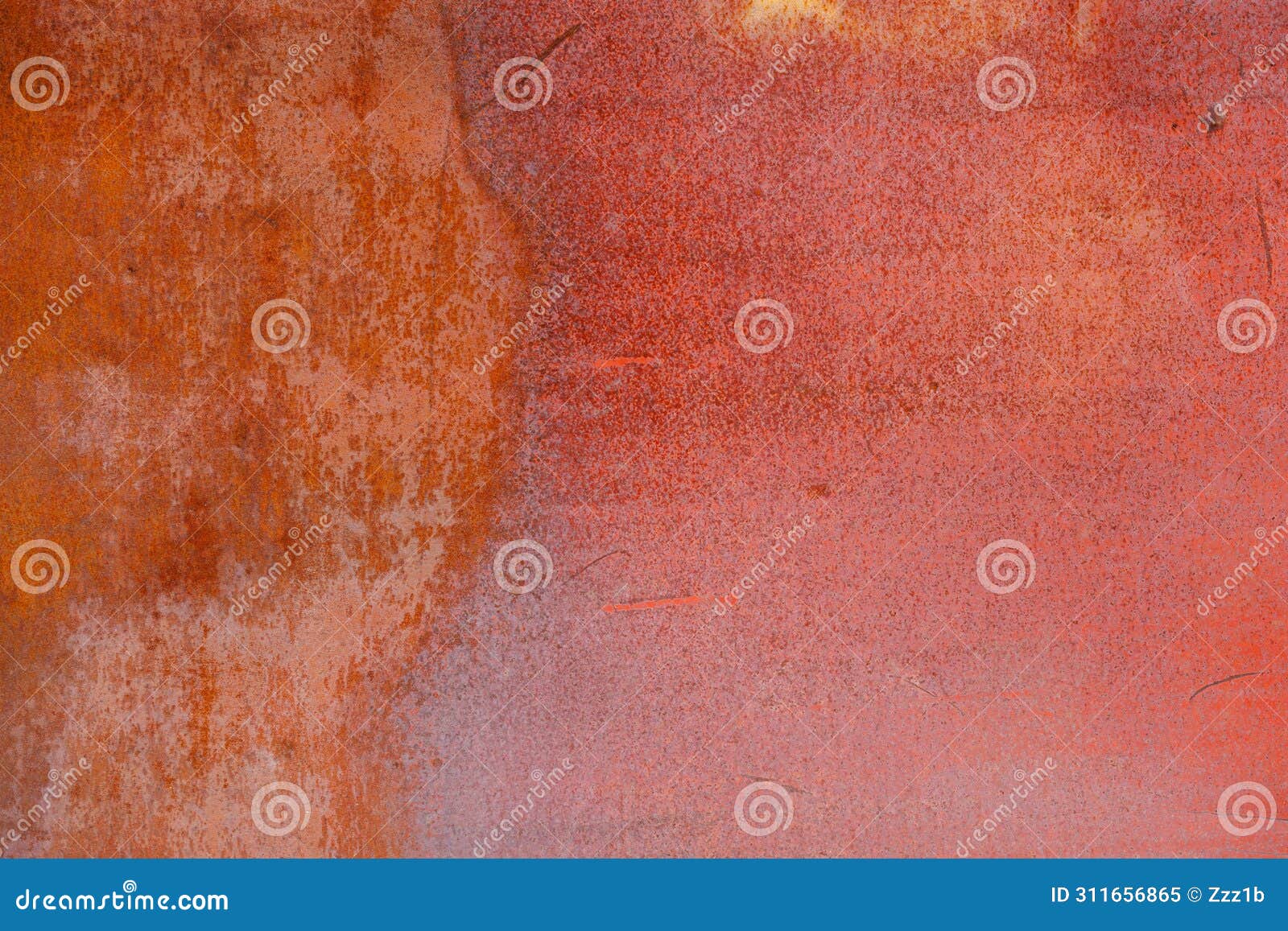 Rusty Red Painted Flat Sheet Metal Surface Full-frame Background and ...