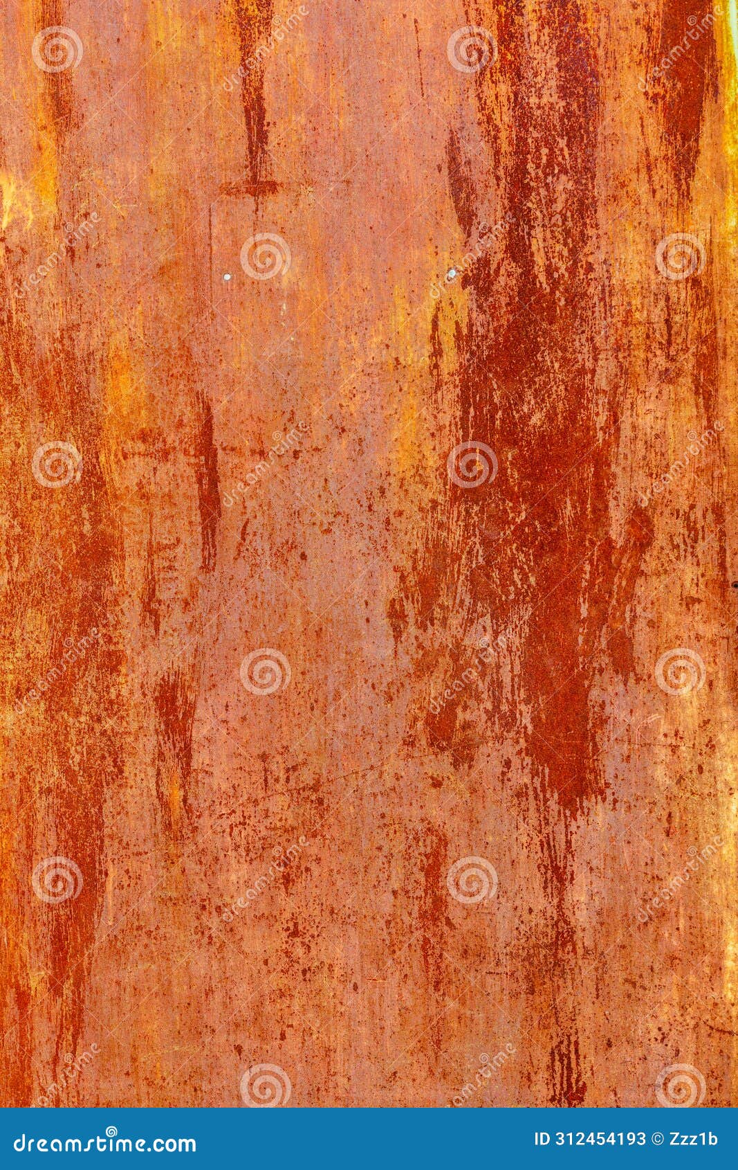 Rusty Flat Sheet Metal Surface Full-frame Background and Texture with ...