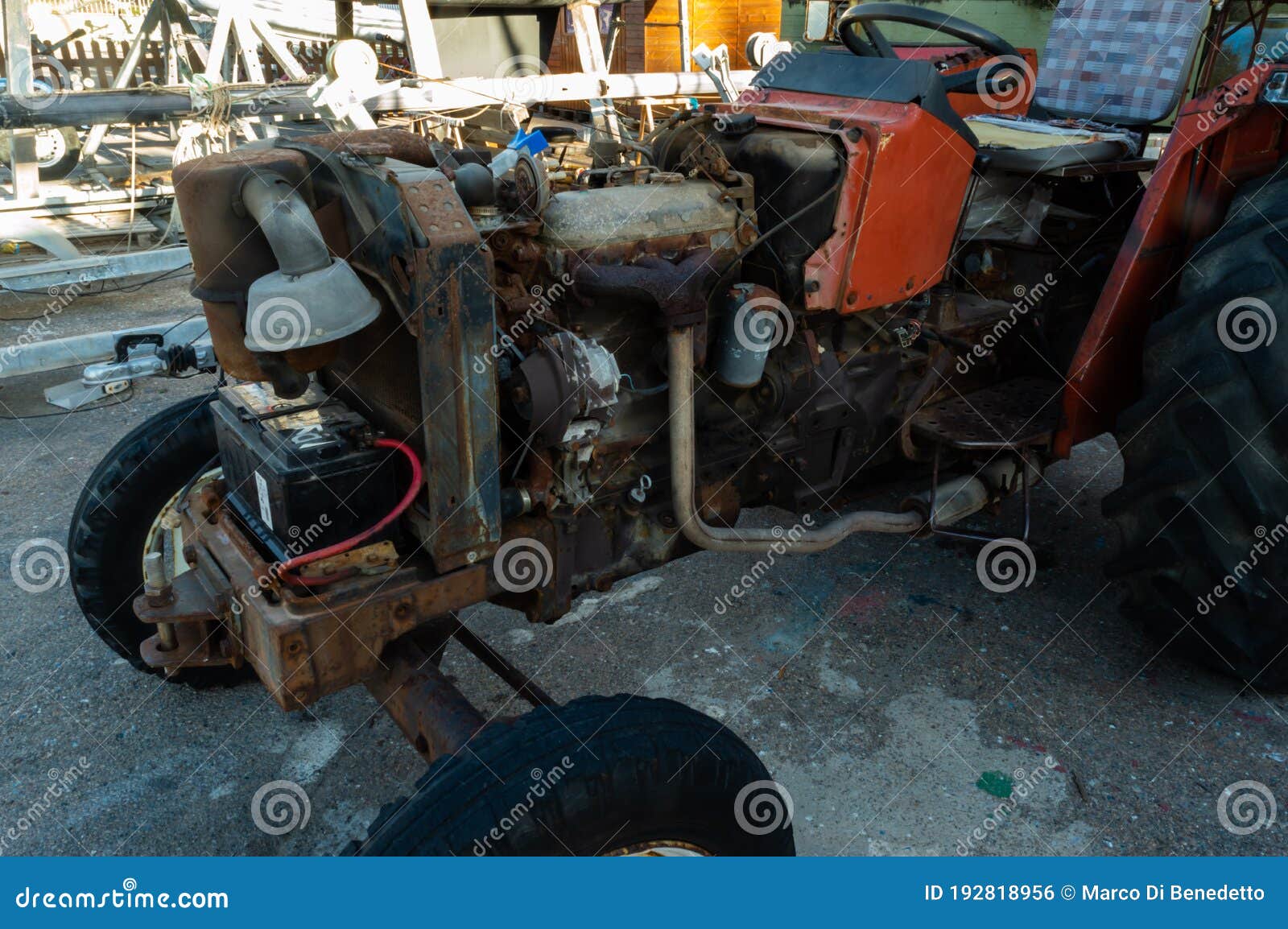 Old Rusty Engine Editorial Image | CartoonDealer.com #172280500