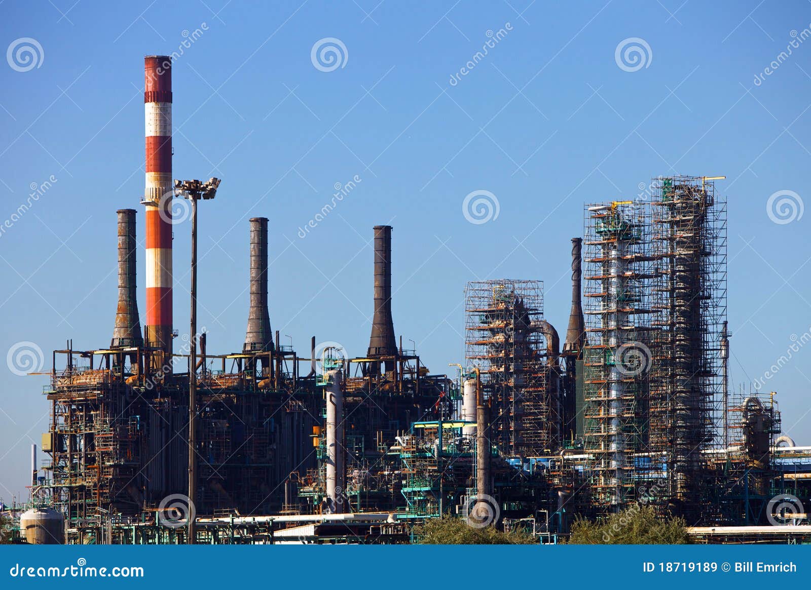 Rusty refinery stock image. Image of trade, silos, resources - 18719189