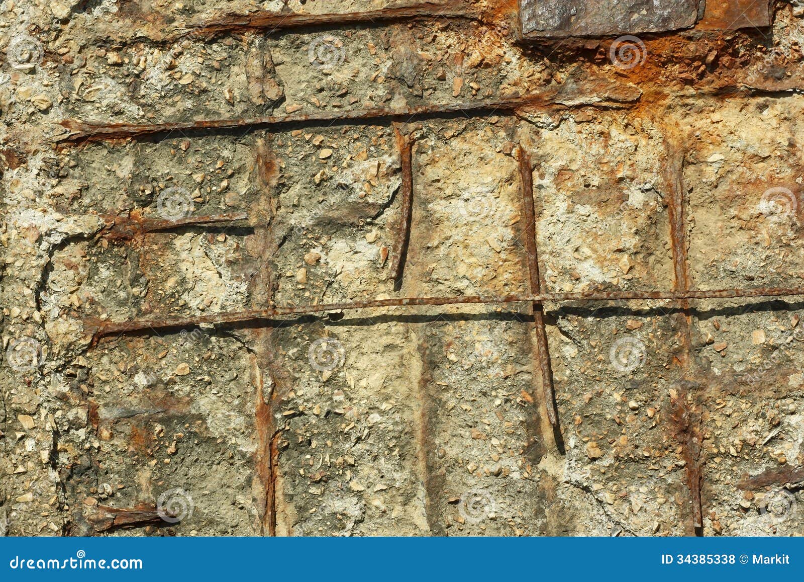 Rusty Reinforced Concrete Structures Stock Photo | CartoonDealer.com ...