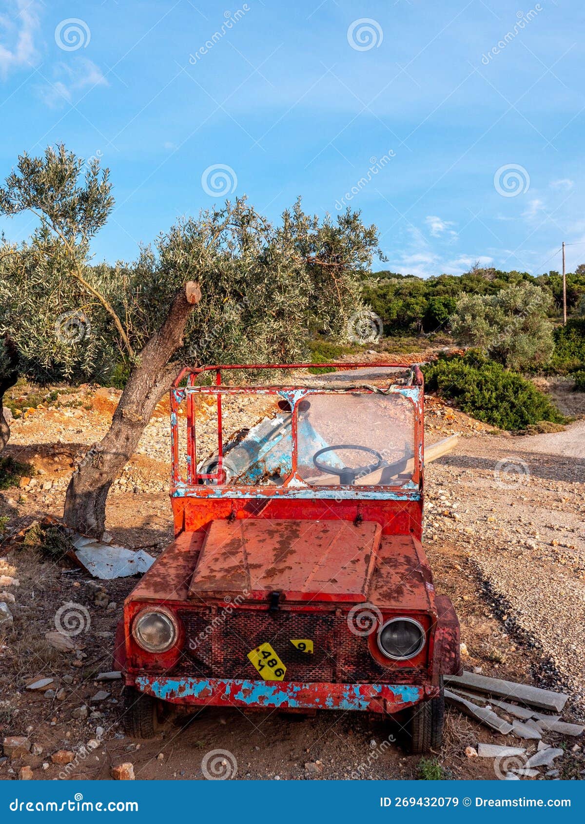 Rusty Remains of an Old Car Outdoors Stock Image - Image of rusty ...