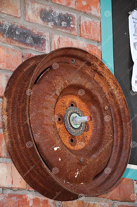 Rusty rim stock photo. Image of steel, circular, rust - 29263842