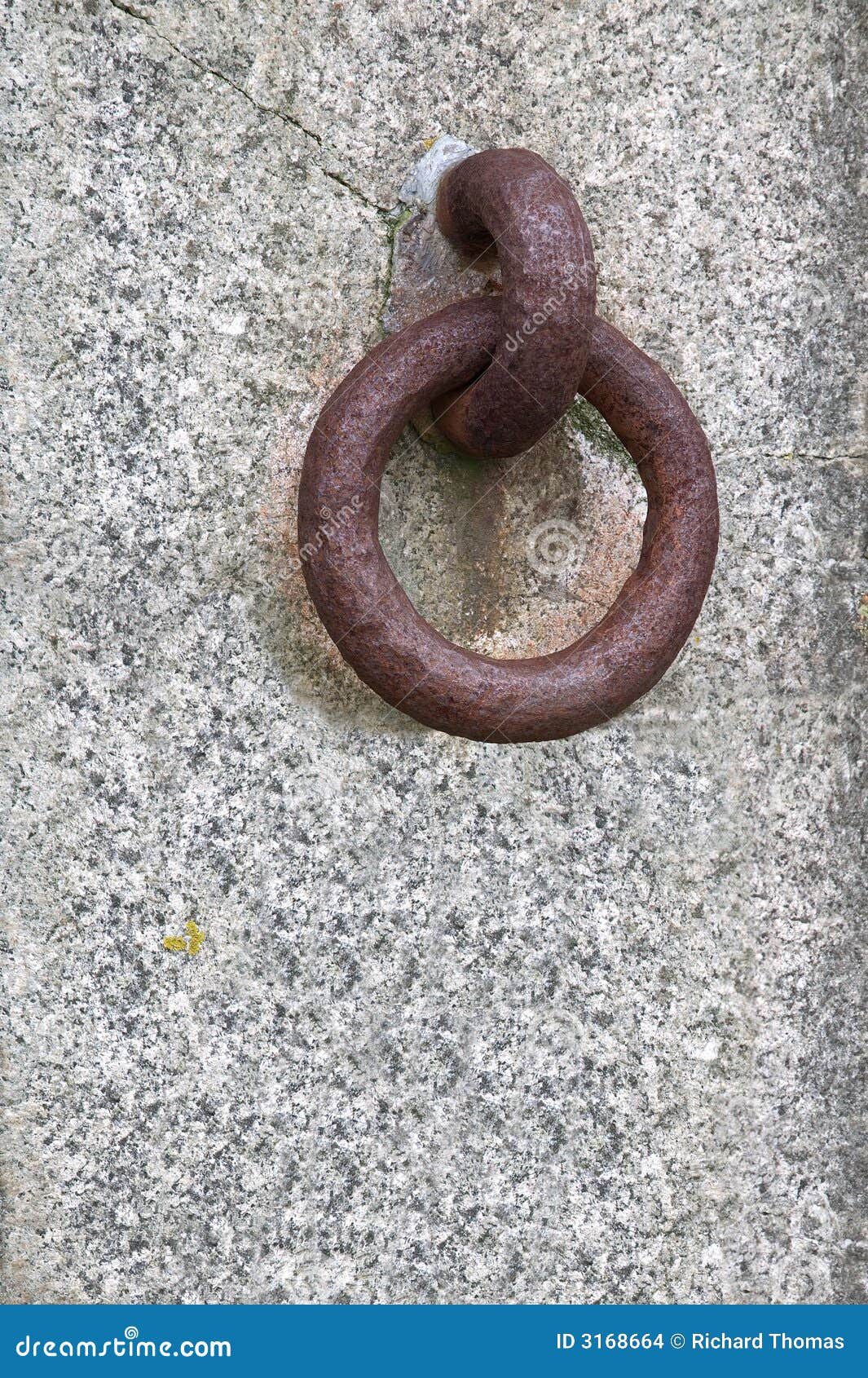 Rusty ring. stock photo. Image of shackle, weathered, rust - 3168664