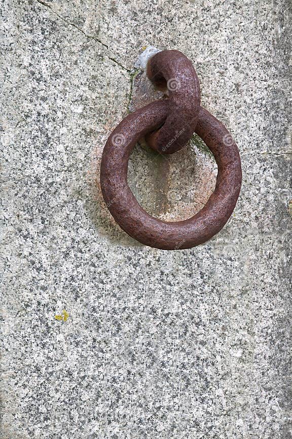 Rusty ring. stock photo. Image of shackle, weathered, rust - 3168664