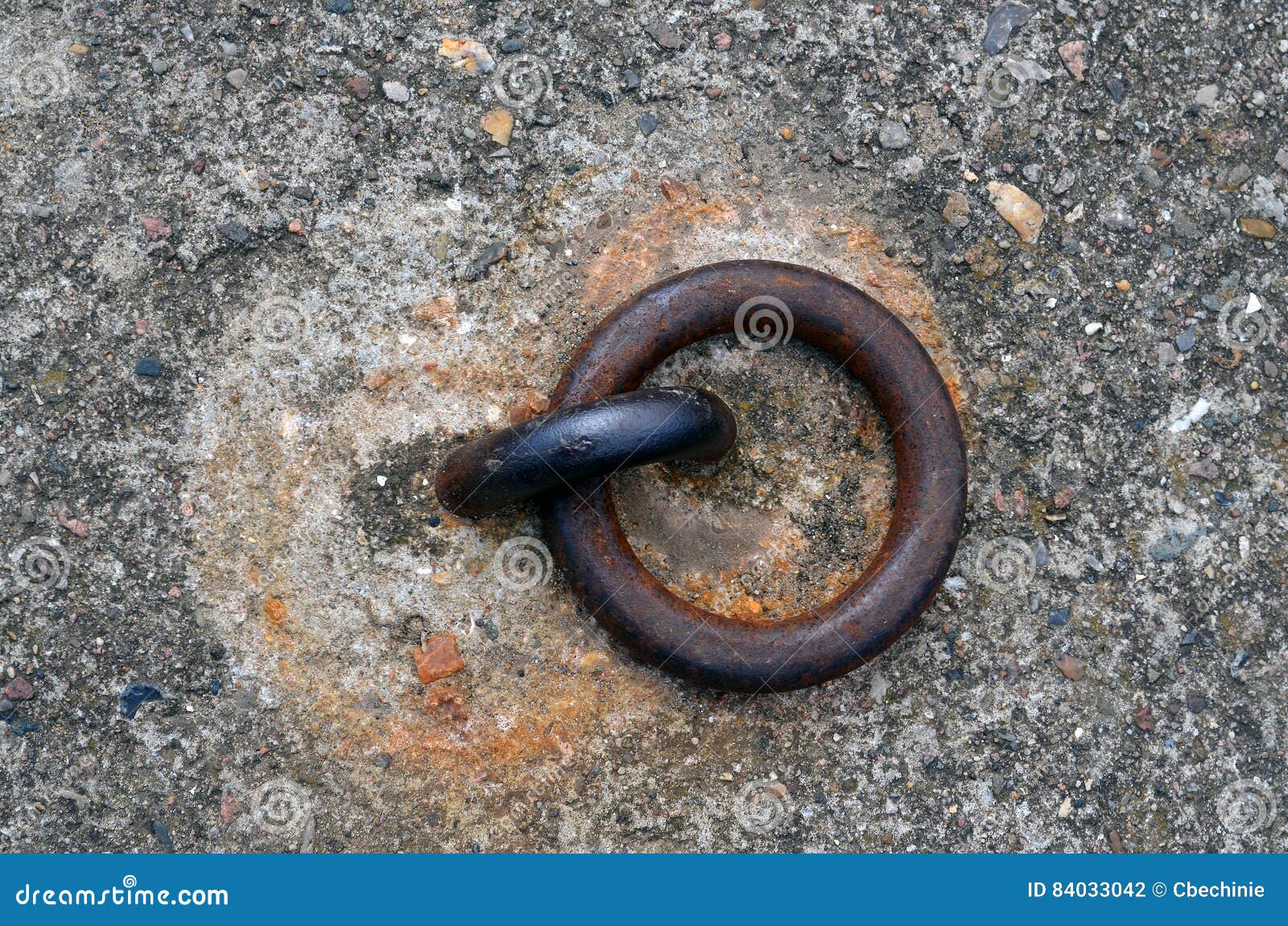 Rusty ring stock photo. Image of pier, rusty, mooring - 84033042