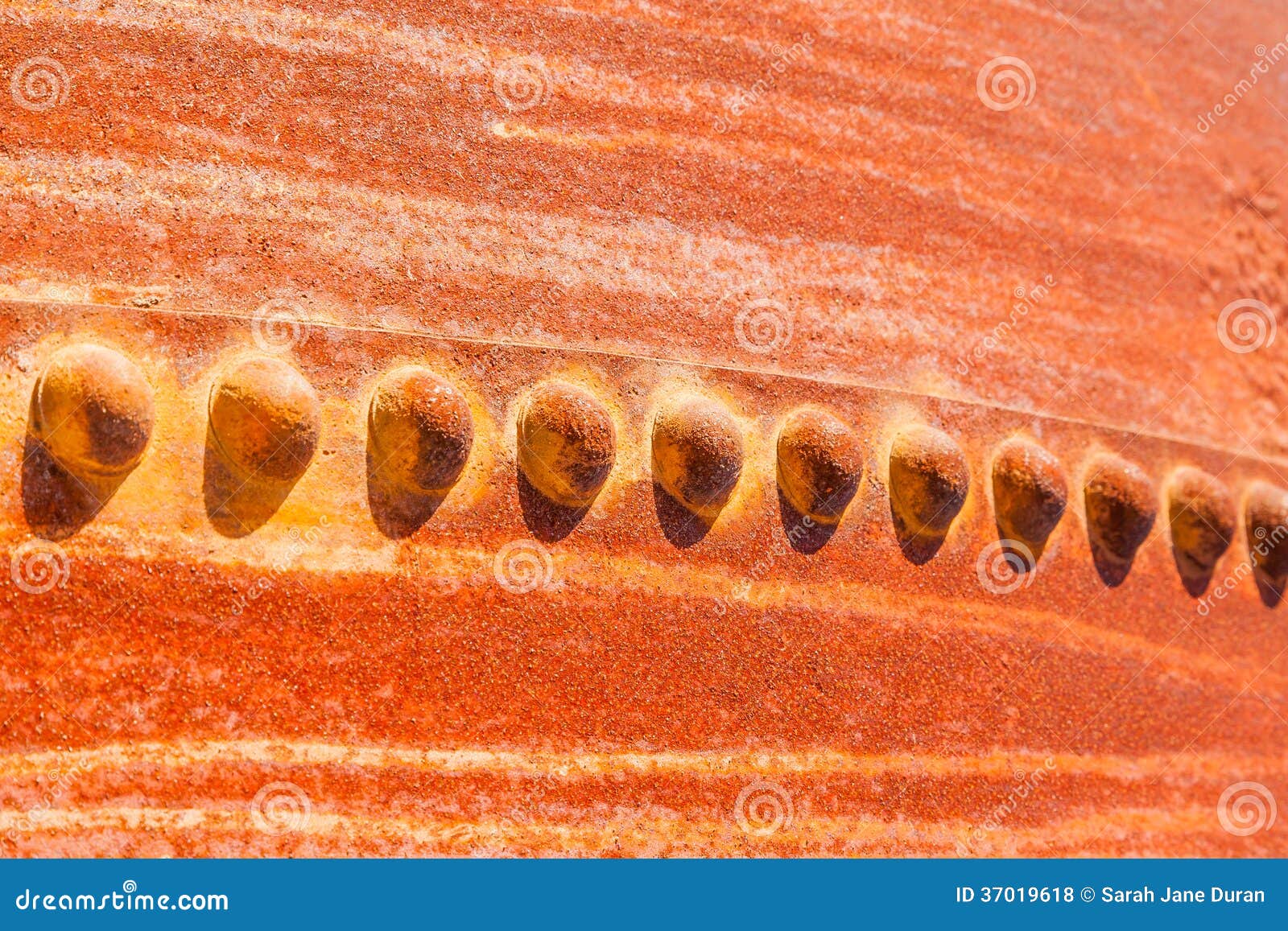 Rusty Rivets on an Old Oil Tank Stock Photo - Image of steampunk ...