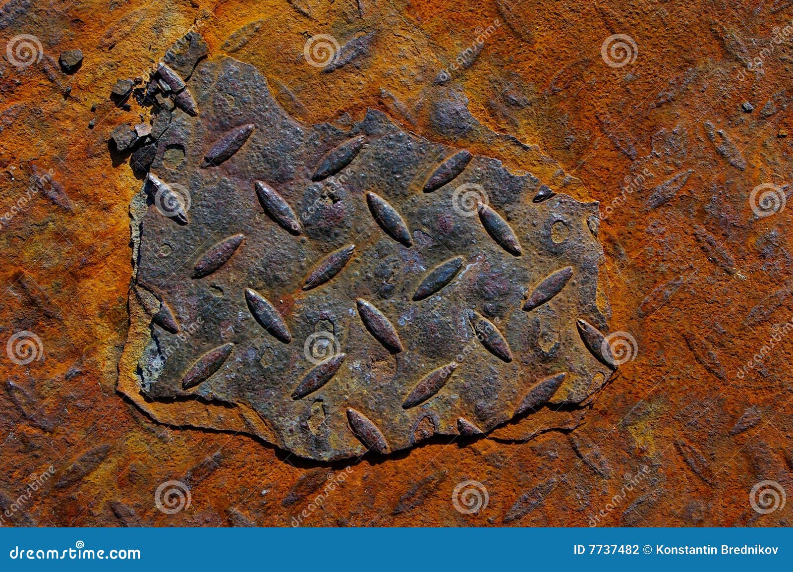 Rusty rivets texture stock photo. Image of grunge, industrial - 7737482