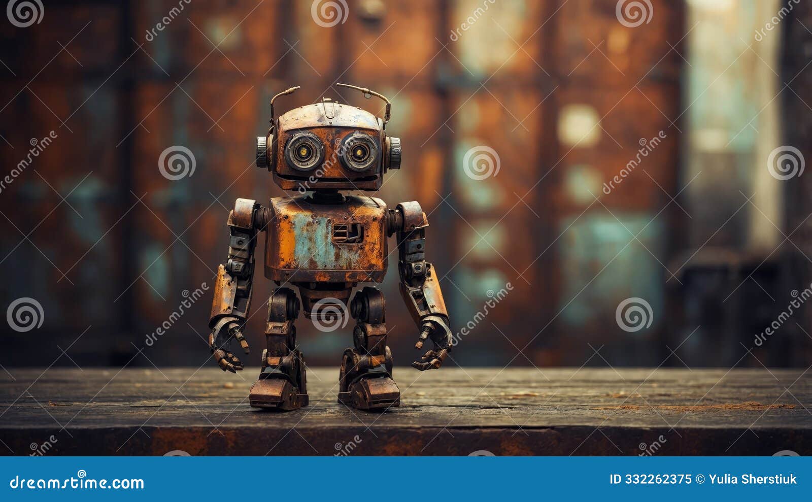 Old Rusty On Robot Toy Stock Photography | CartoonDealer.com #73036370