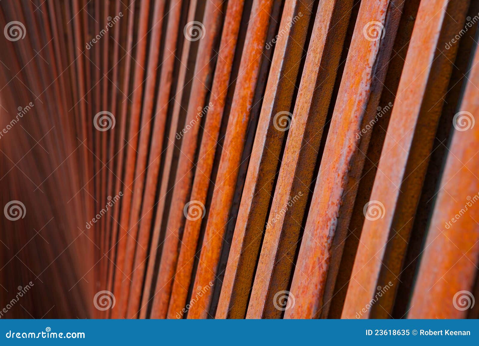 Rusty rods down deep stock image. Image of power, steel - 23618635