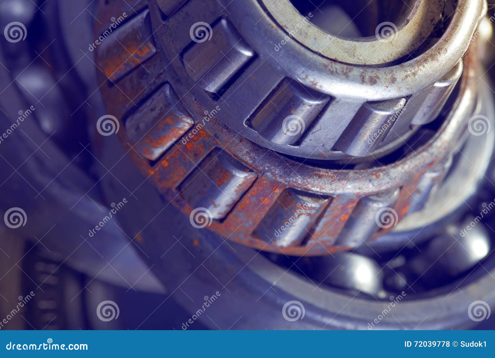 Rusty Roller Bearing Metal Texture Stock Photo - Image of pattern ...