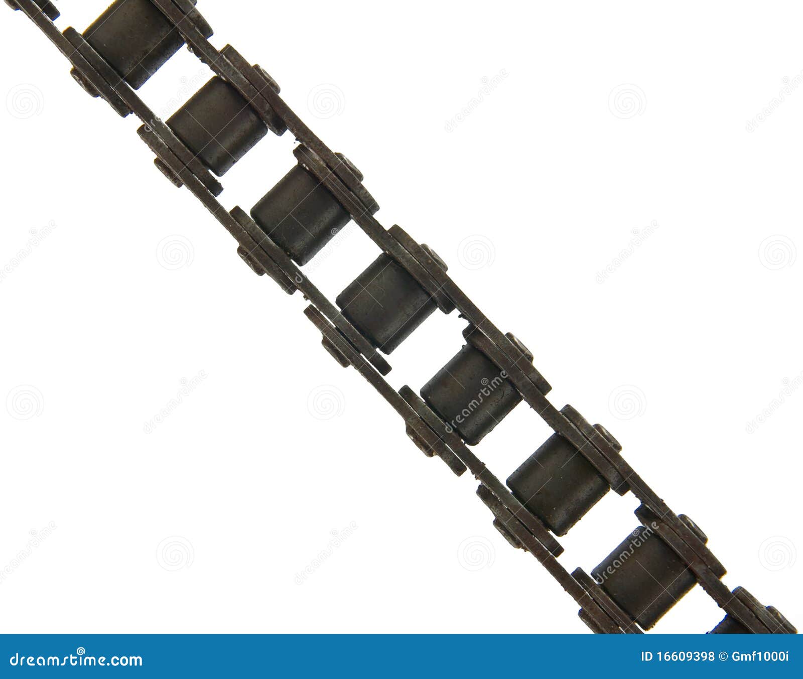 Rusty roller chain belt stock photo. Image of power, heavy - 16609398