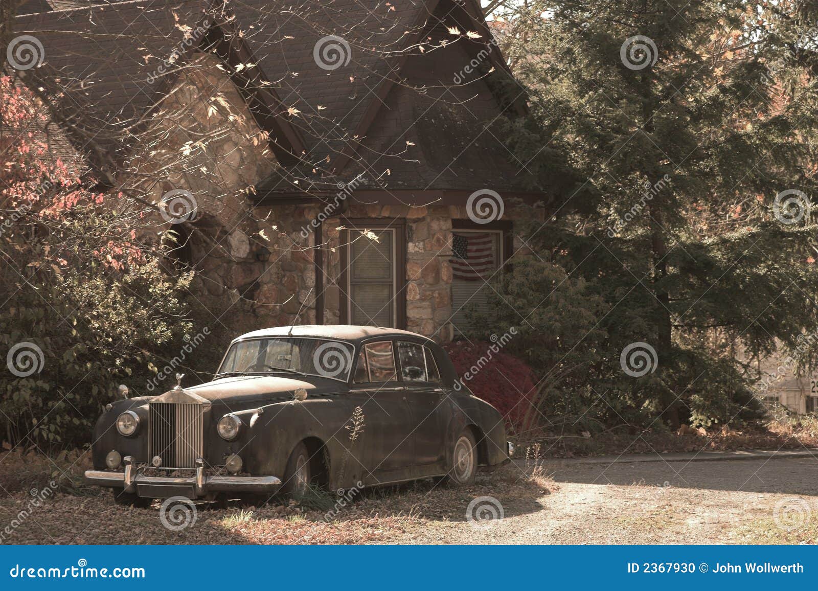 Rusty rolls stock photo. Image of bentley, home, royce - 2367930