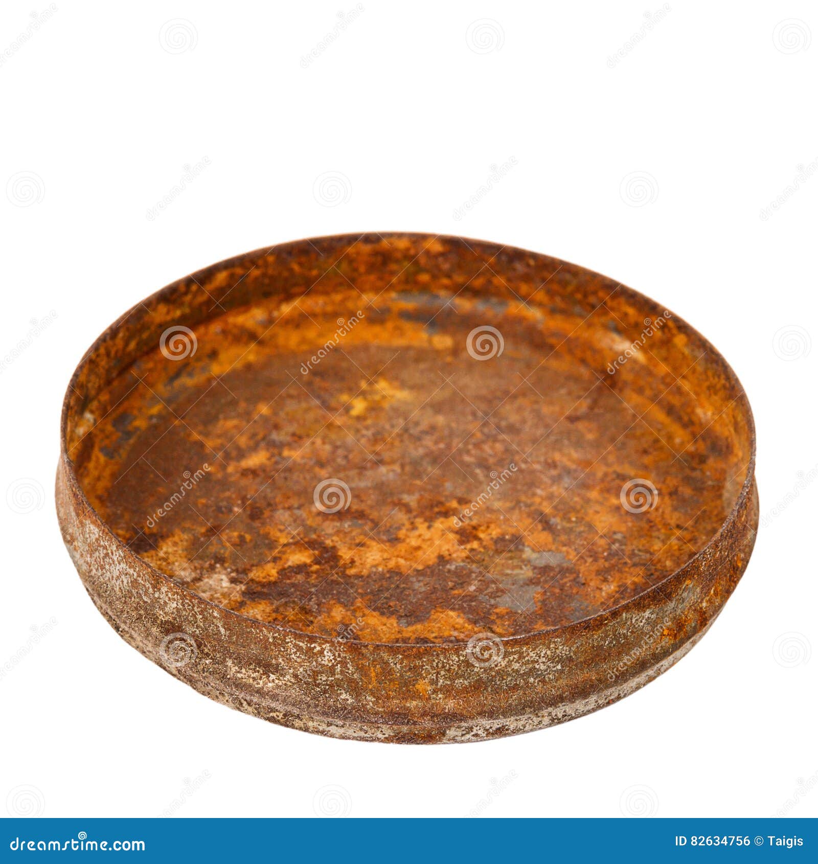 Rusty round metal plate stock photo. Image of industrial - 82634756