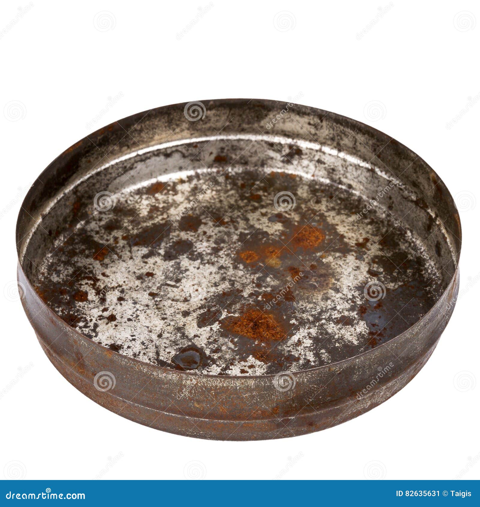 Rusty round metal plate stock image. Image of metallic - 82635631