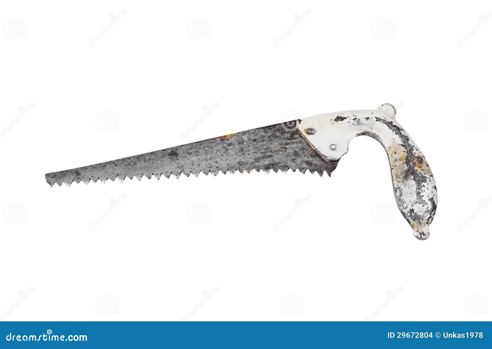 Rusty saw stock photo. Image of instrument, metallic - 29672804