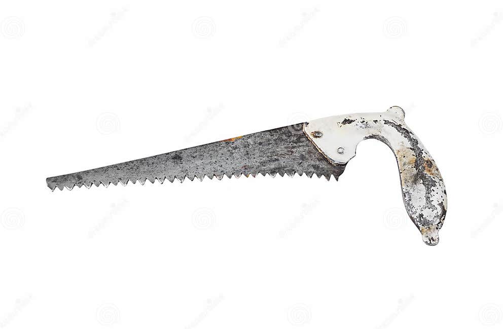 Rusty saw stock photo. Image of instrument, metallic - 29672804