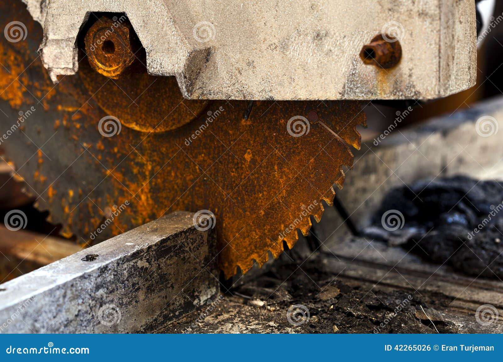 Rusty saw stock photo. Image of factory, steel, sharp - 42265026