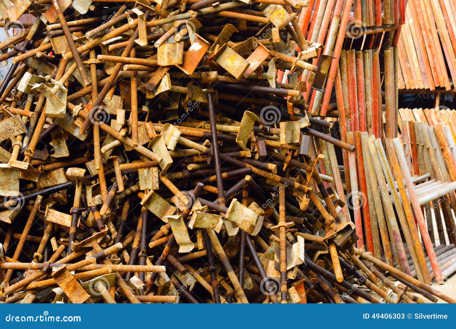 Rusty Scaffolding Royalty-Free Stock Image | CartoonDealer.com #246726832