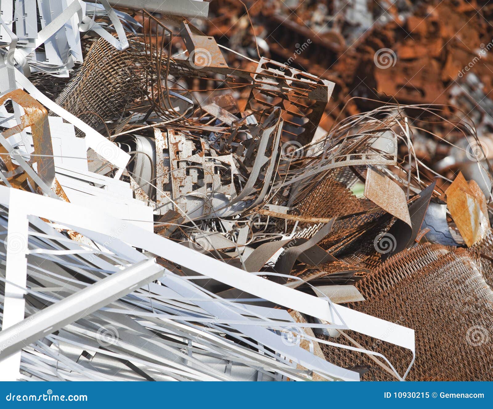 Rusty scrap stock image. Image of dump, copy, crumpled - 10930215