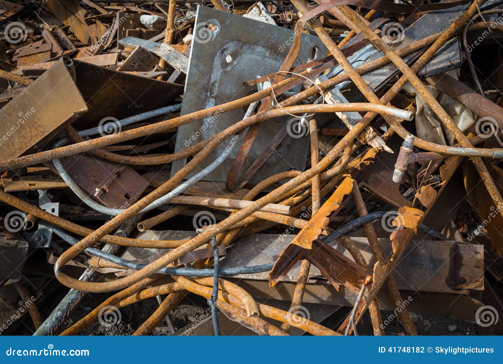 Rusty Scrap 03 stock photo. Image of pattern, orange - 41748182