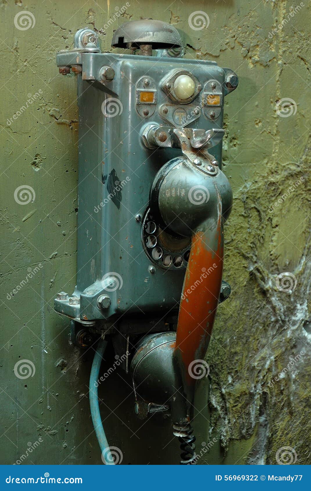 Rusty Scratched Ancient Phone from Soviet Union Submarine Stock Photo ...