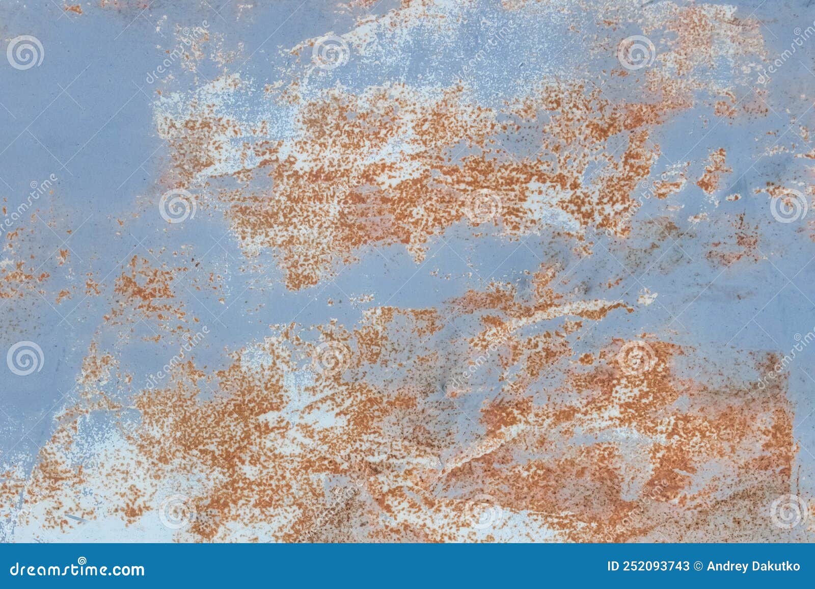Rusty Scratched Peeling Outdated Metallic Texture Steel Weathered Color ...