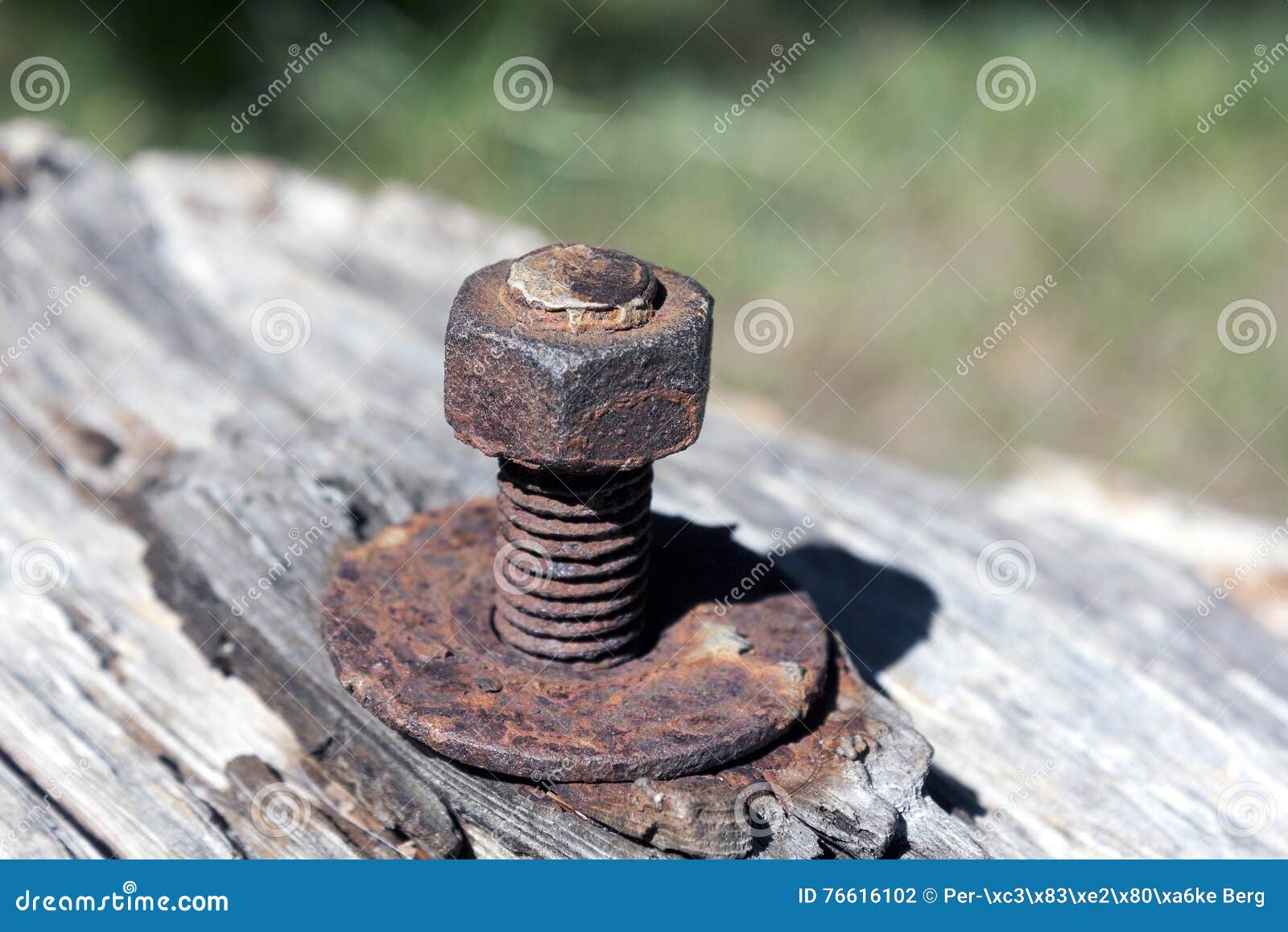 A rusty and nut stock photo. Image of sweden, iron, retro - 76616102