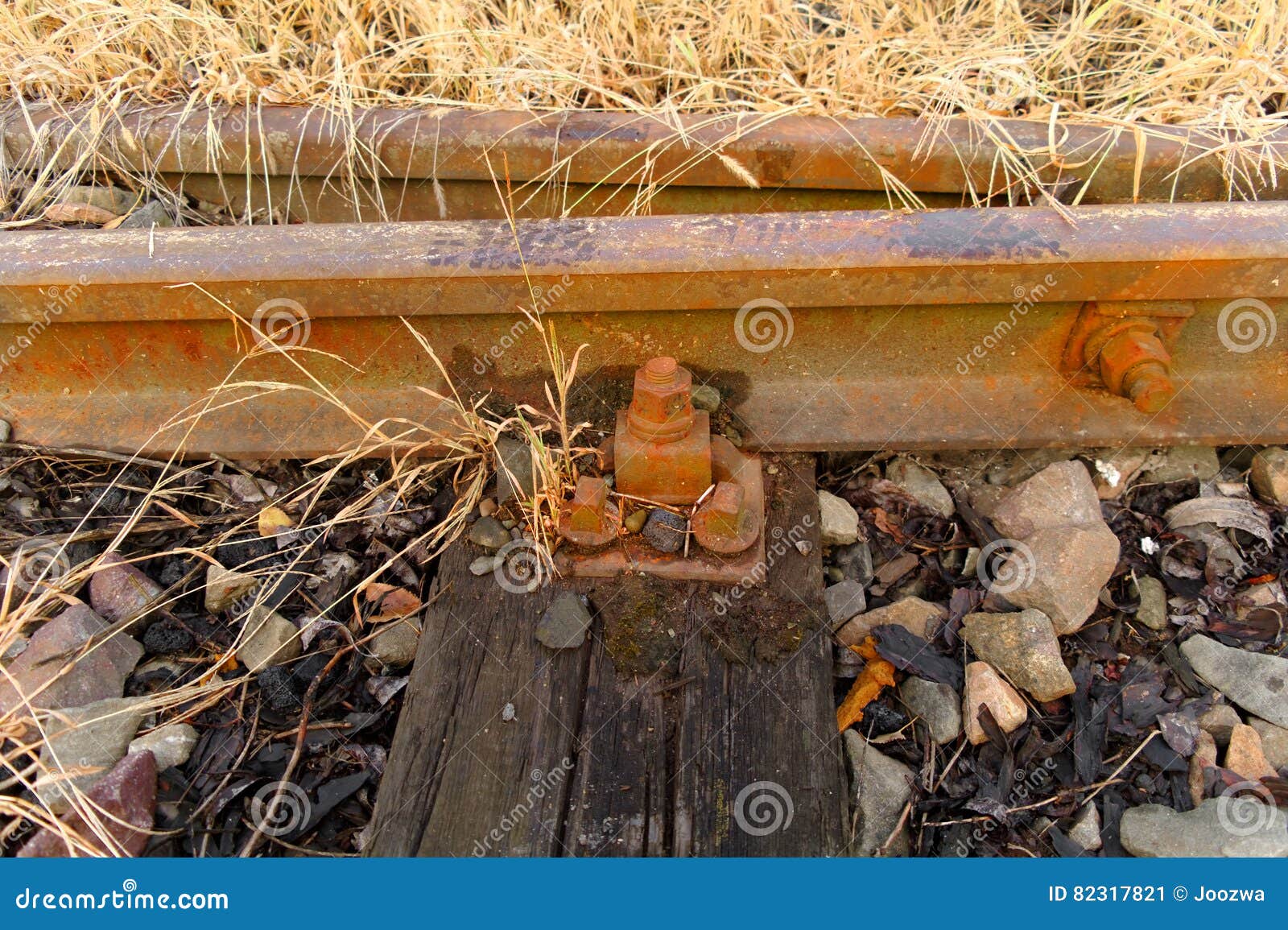 Rusty in rails stock image. Image of dirt, pattern, dirty - 82317821